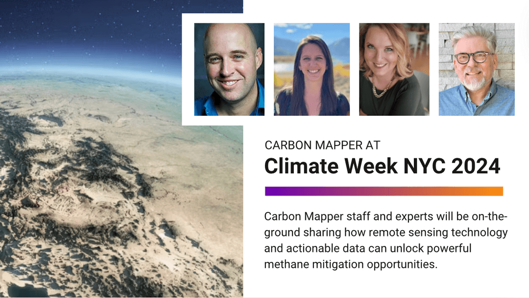 Carbon Mapper at Climate Week NYC 2024
